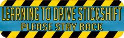10in x 3in Blue Learning To Drive Stickshift Magnet Magnetic Mag ...