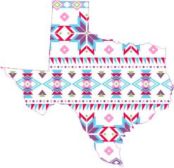 5in x 5in Aztec Pattern Texas Sticker Vinyl Tribal Print Vehicle Decal ...