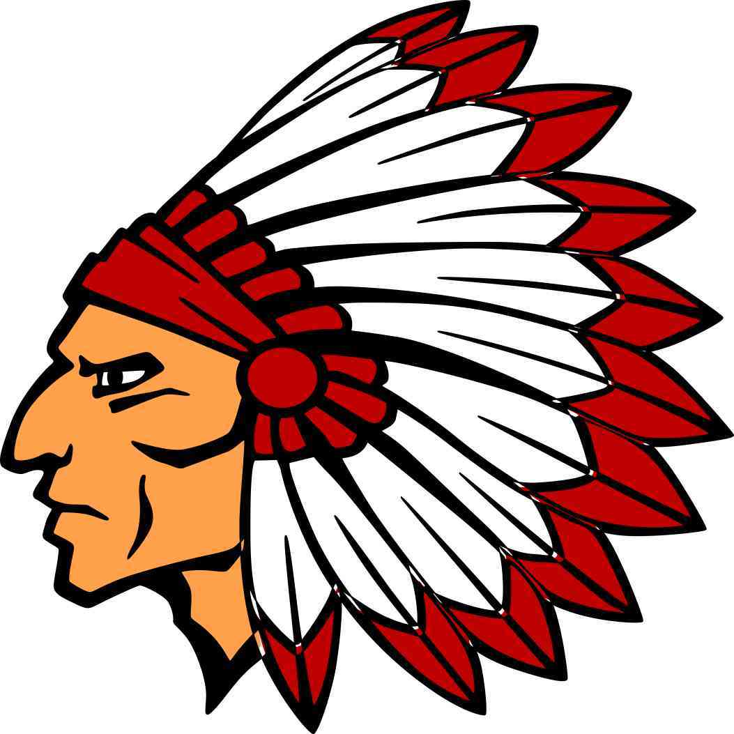 7in x 7in Left Facing Indian Sticker Vinyl Car Truck Window Mascot ...