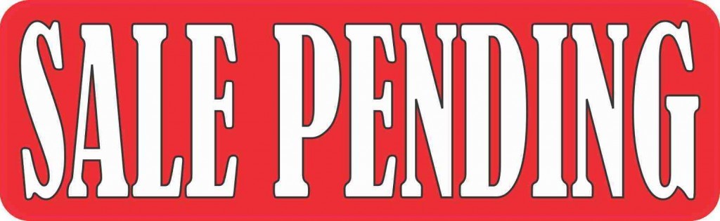 10in x 3in Sale Pending Sticker Vinyl Real Estate Store Shop Market ...