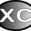 4.25in x 3in Pink Oval XC Cross Country Sticker - StickerTalk®