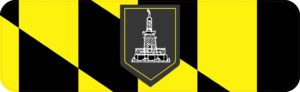 10in x 3in Baltimore Flag Bumper Sticker – StickerTalk®