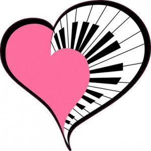 4in x 4in Pink Violin Heart Sticker – StickerTalk®