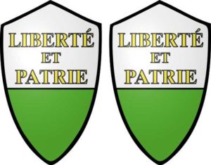 1.85in x 3in Vaud Coat of Arms Stickers