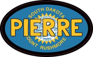 4in x 2.5in Oval South Dakota Flag Pierre Sticker – StickerTalk®