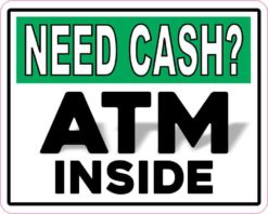 5in x 4in ATM Inside Sticker – StickerTalk®