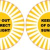 3in x 3in Keep Out of Direct Sunlight Stickers – StickerTalk®