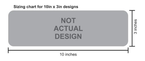 10in x 3in Rent Me Magnet