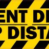 10in x 3in Student Driver Keep Distance Bumper Sticker – StickerTalk®