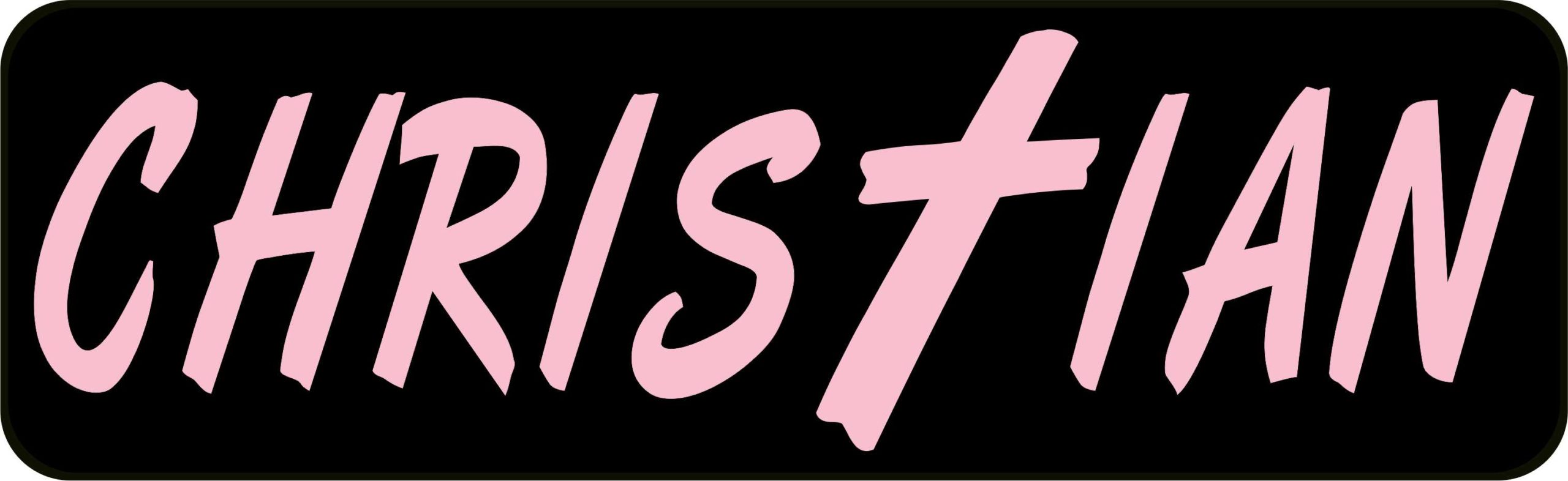 10in x 3in Pink Christian Vinyl Sticker – StickerTalk®