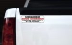 10in x 3in Notice Manual Transmission Vinyl Sticker – StickerTalk®