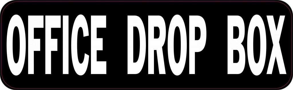 StickerTalk Office Drop Box Magnet, 10 inches x 3 inches – StickerTalk®