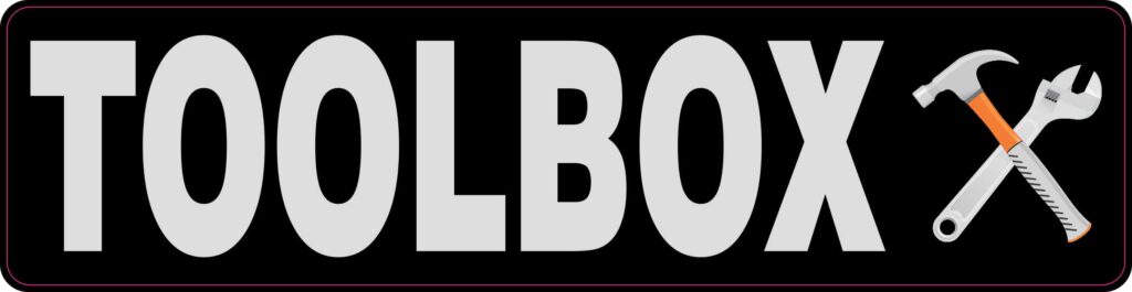 StickerTalk Toolbox Vinyl Sticker, 8 inches x 2 inches – StickerTalk®