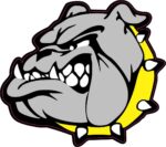 StickerTalk Left Facing Yellow Collared Bulldog Vinyl Sticker, 3 ...