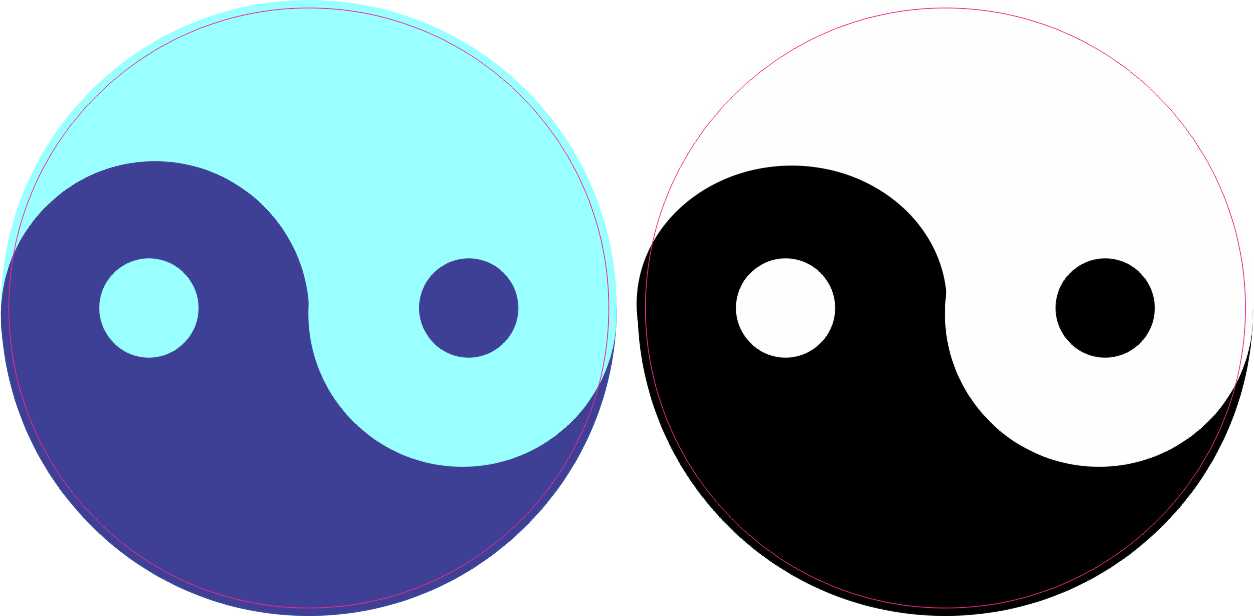 StickerTalk Yin Yang Vinyl Stickers, 1 sheet of 2 stickers, 2 in ...