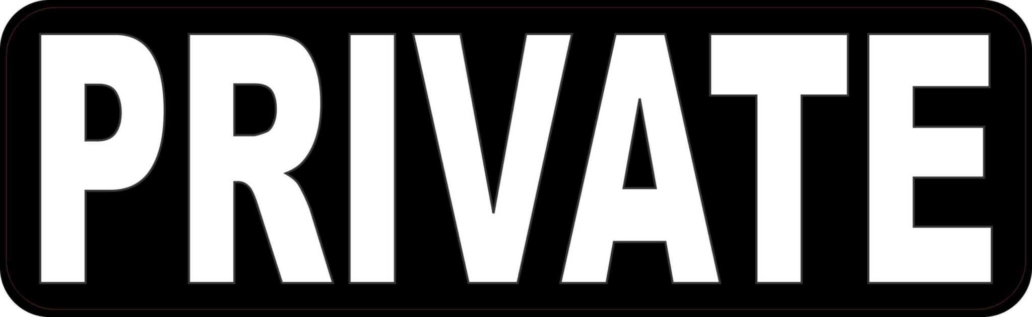 StickerTalk Private Vinyl Sticker, 10 inches x 3 inches – StickerTalk®