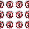 StickerTalk White Background Please Do Not Remove Vinyl Stickers, 1 ...