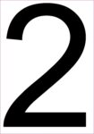 StickerTalk Number 2 Vinyl Sticker, 3.5 inches x 5 inches – StickerTalk®