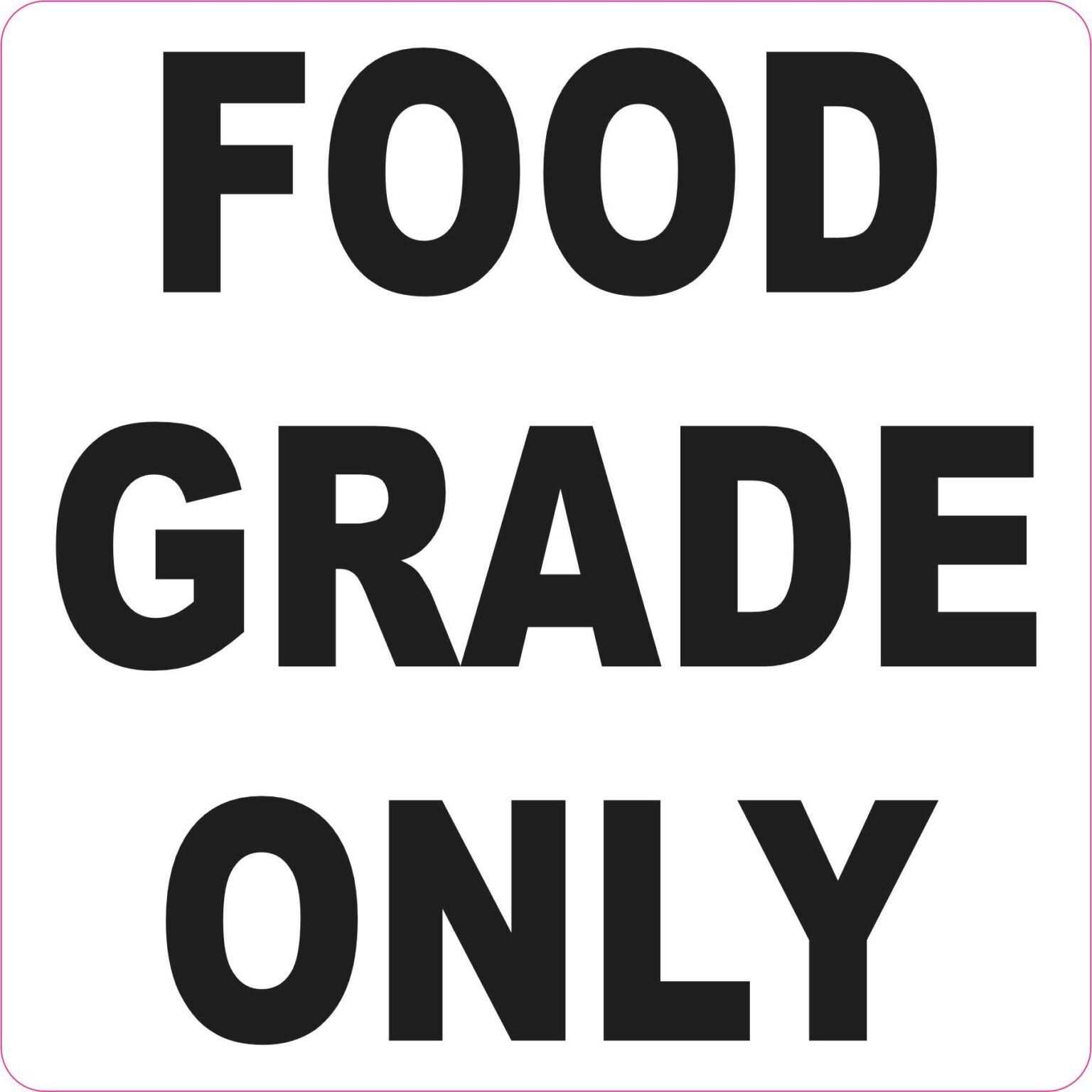 StickerTalk Food Grade Only Vinyl Sticker, 6 inches x 6 inches ...