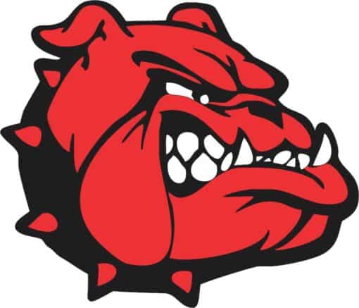 StickerTalk Red Bulldog Sticker, 3.5 inches x 3 inches – StickerTalk®