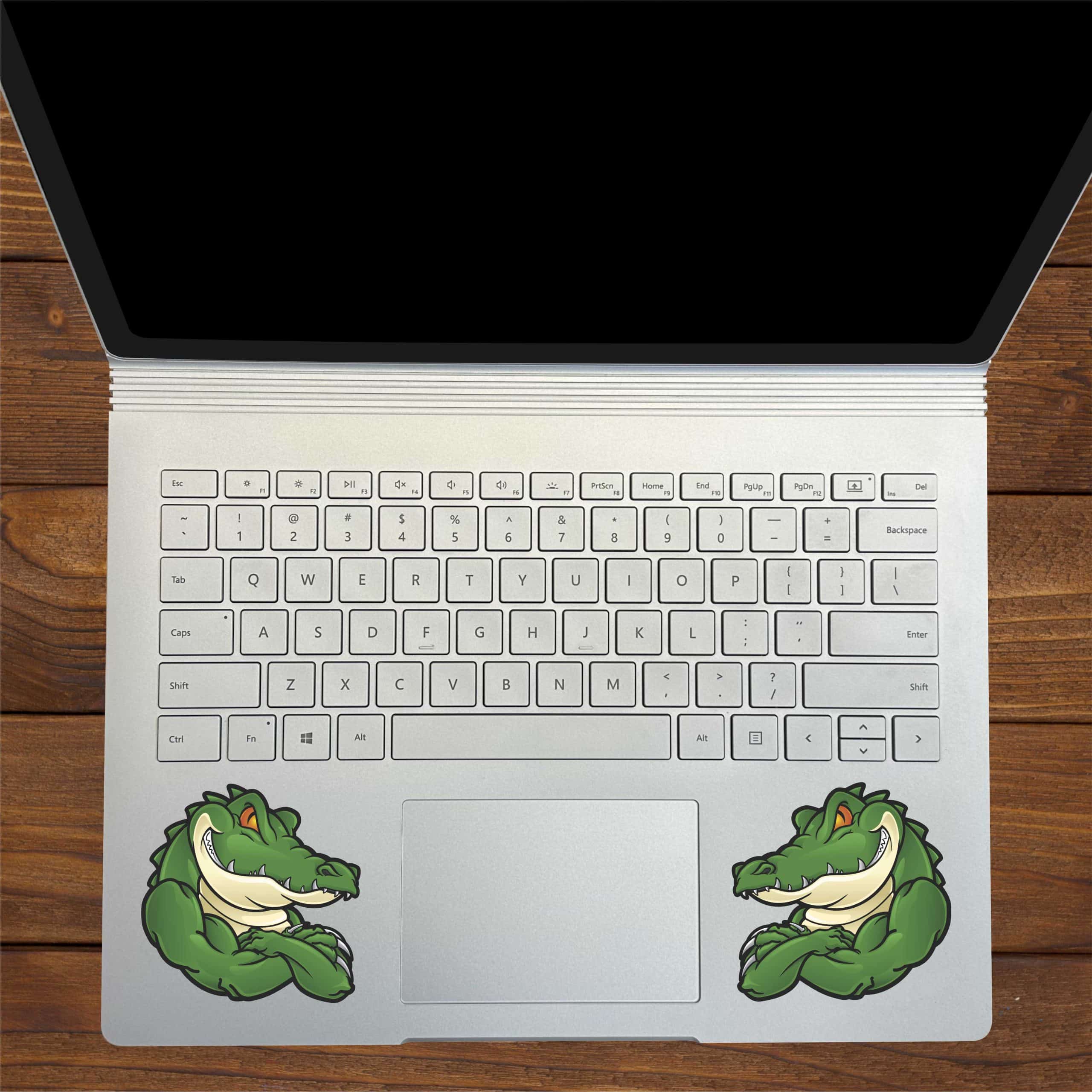 StickerTalk Crocodile Mascot Stickers, 3 inches x 3 inches – StickerTalk®