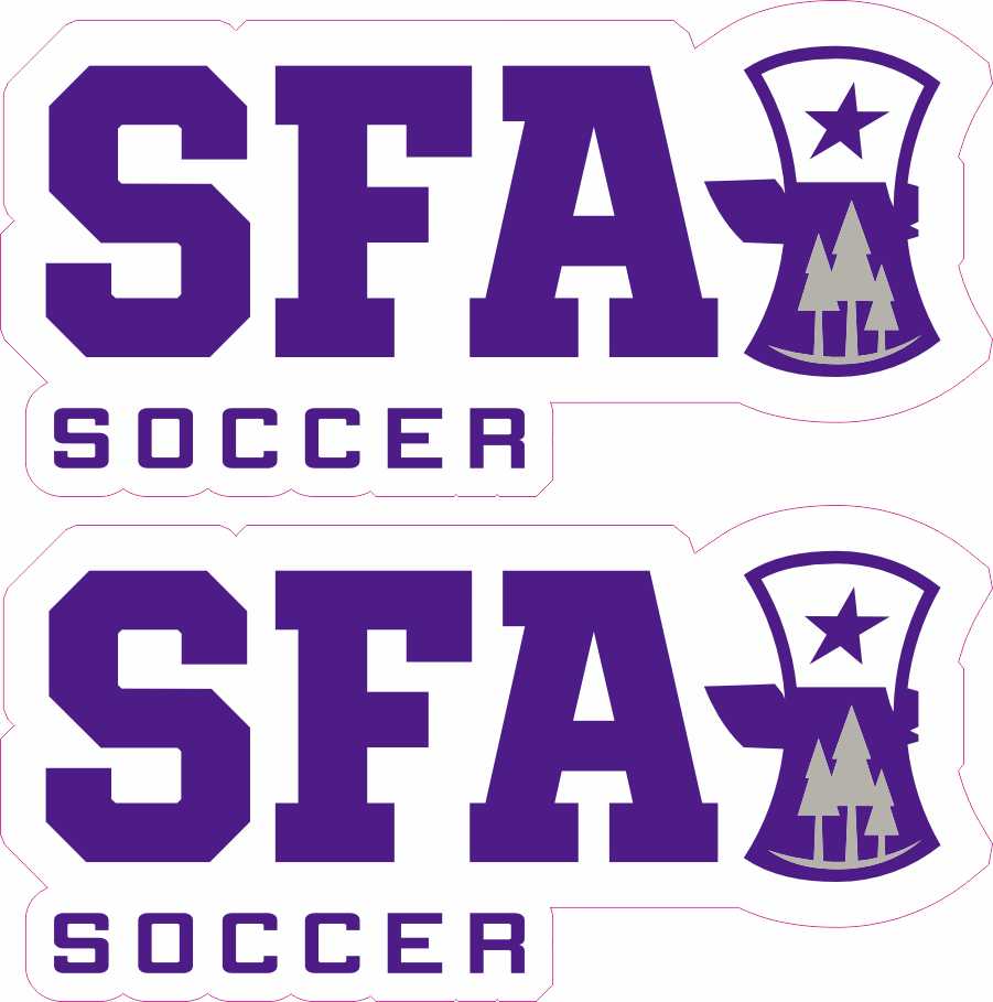 StickerTalk Official Licensed SFA Lumberjacks Soccer Stickers, 3.5 ...