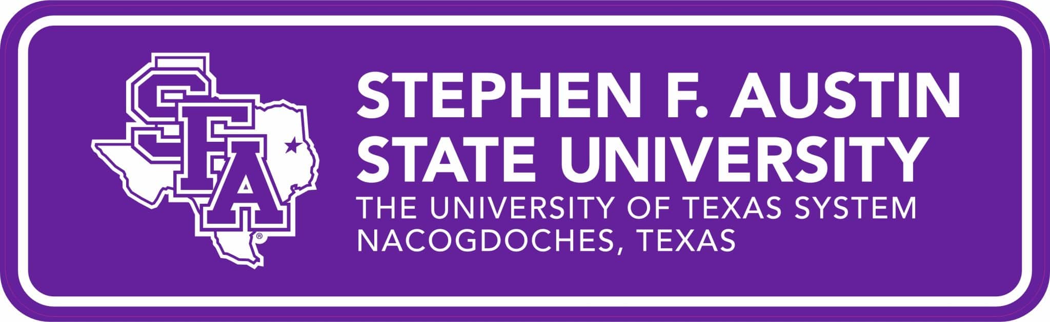 StickerTalk Officially Licensed Stephen F Austin SFA UT Sticker, 10 ...