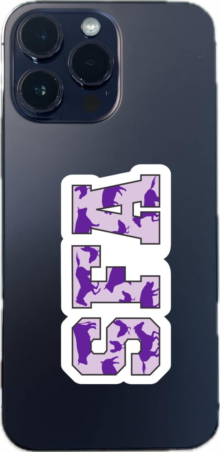 StickerTalk Officially Licensed Stephen F Austin SFA Sticker, 3 inches ...