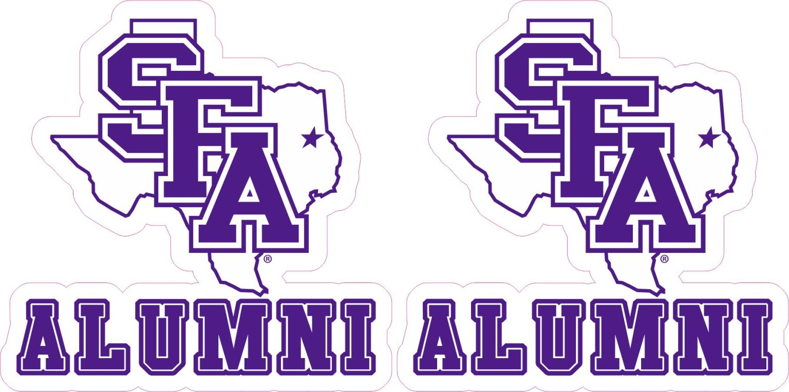 StickerTalk Officially Licensed SFA Alumni Vinyl Stickers, 3 inches x 3 ...